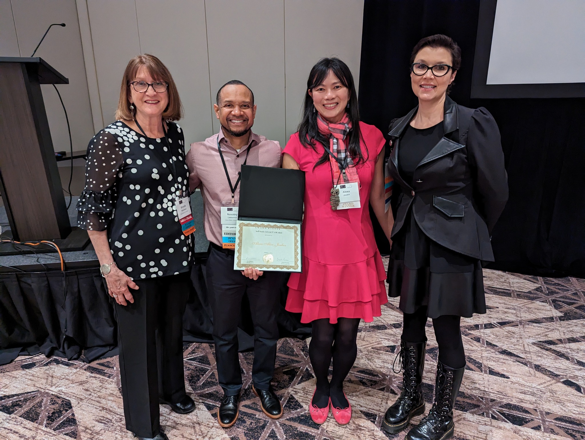 Joubin Receives the bell hooks Legacy Award - Department of English